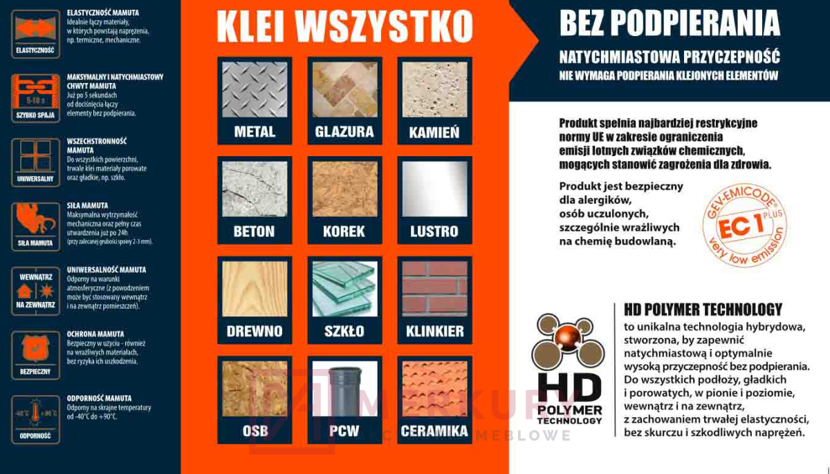 Silikon uniwersalny MAX TECHNA czarny